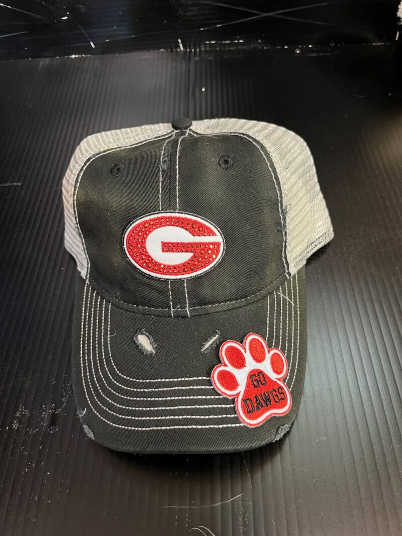 Distressed Trucker Hat – Georgia v2 – Max and Ginos Clothing